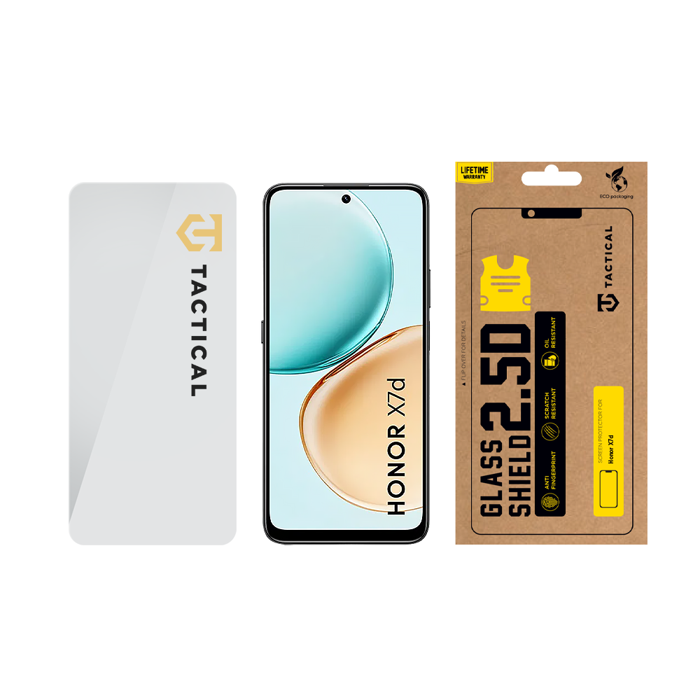 Tvrzené sklo Tactical Glass Shield 2.5D pro Honor X7d, transparentní ...