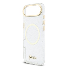 Zadní kryt Guess IML Glitter Script Strap MagSafe pro Apple iPhone Air ...