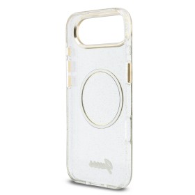 Zadní kryt Guess IML Glitter Script Strap MagSafe pro Apple iPhone Air ...